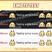 Twitch Emote / Cute Bee Awkward, Awkward Look, Panic, Meme, Sus Emotes ...