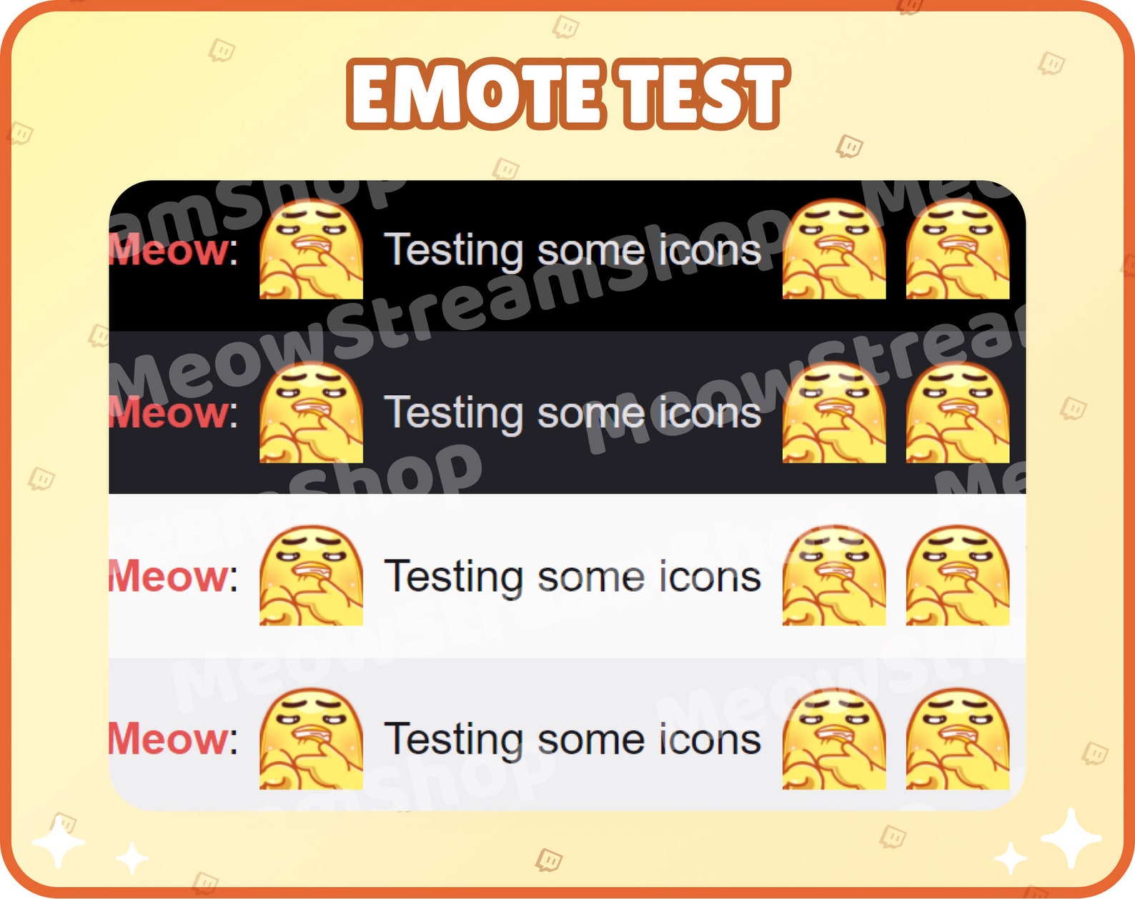 Twitch Emote / Cute Chick Sheesh Sheeesh Emotes / Cute - Etsy