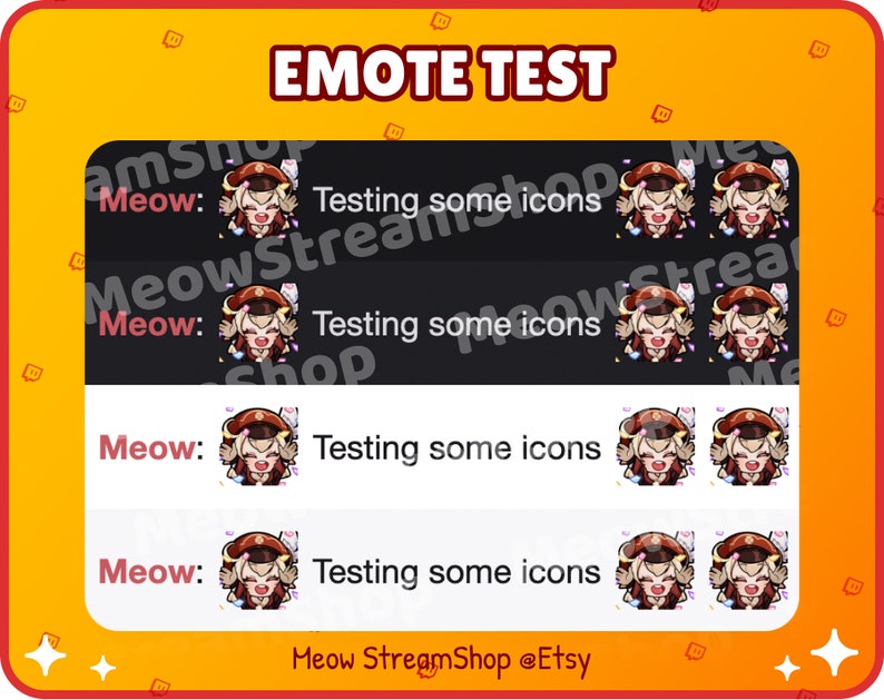 Twitch Emote / Klee Hype Happy Confetti Cheer Emotes / - Etsy