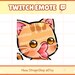 Twitch Emote / Cute Grey Wolf Cop, Police, Rule, Ban Emotes / Kawaii ...