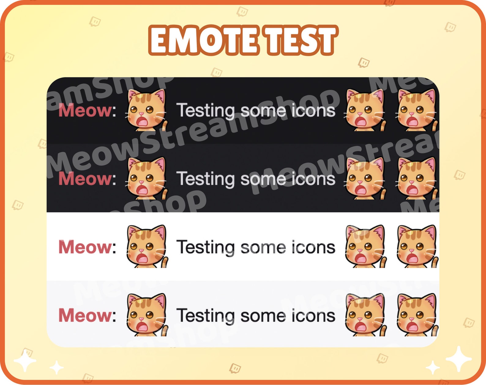 Twitch Emote / Cute Orange Cat Gasp, Shock, What, Whoa, Wow, Amaze ...