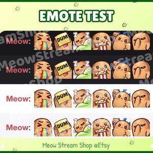 Twitch Emote / Cute Potato Mega Pack #2 Emotes (24 Emotes Ready to Use ...