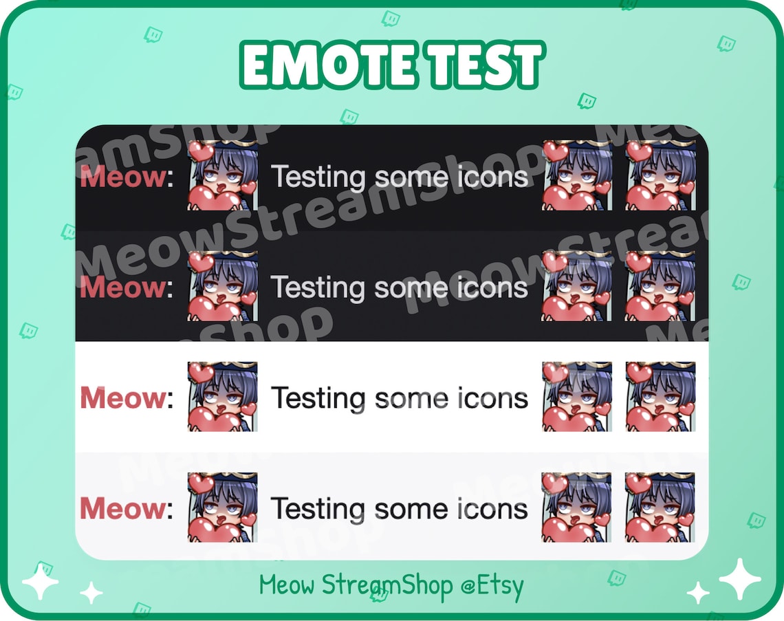 Twitch Emote / Wanderer Scaramouche Heart, Love, Hug, Bleh, Blah Emotes ...