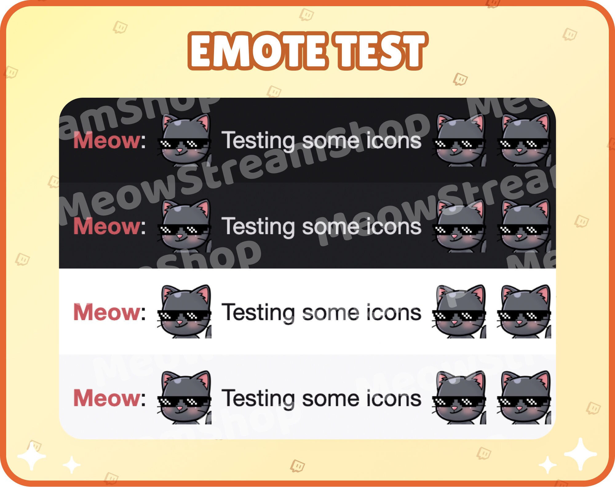 Twitch Emote / Cute Black Cat Cool, EZ, GG, Cig, Cigarette, Thumb up ...