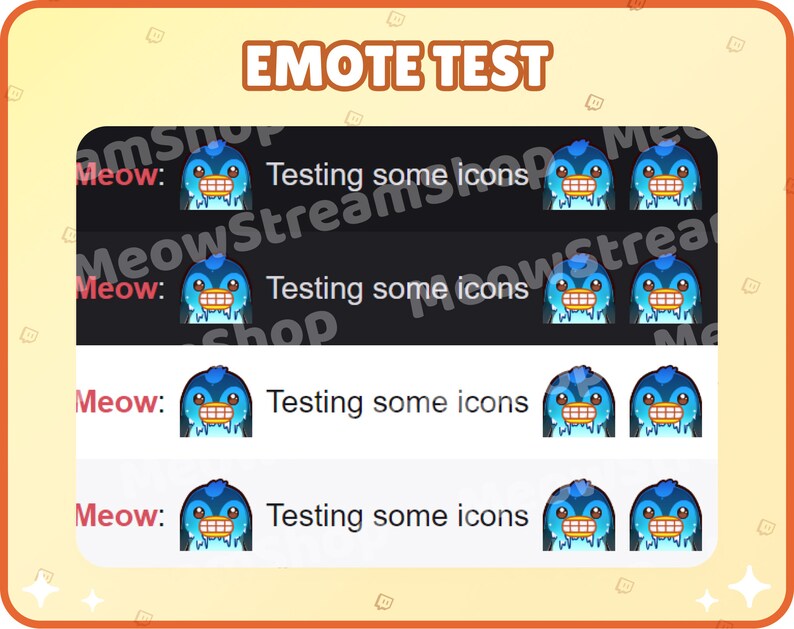 Twitch Emote / Cute Penguin Sheesh Sheeesh Freeze Emotes / - Etsy