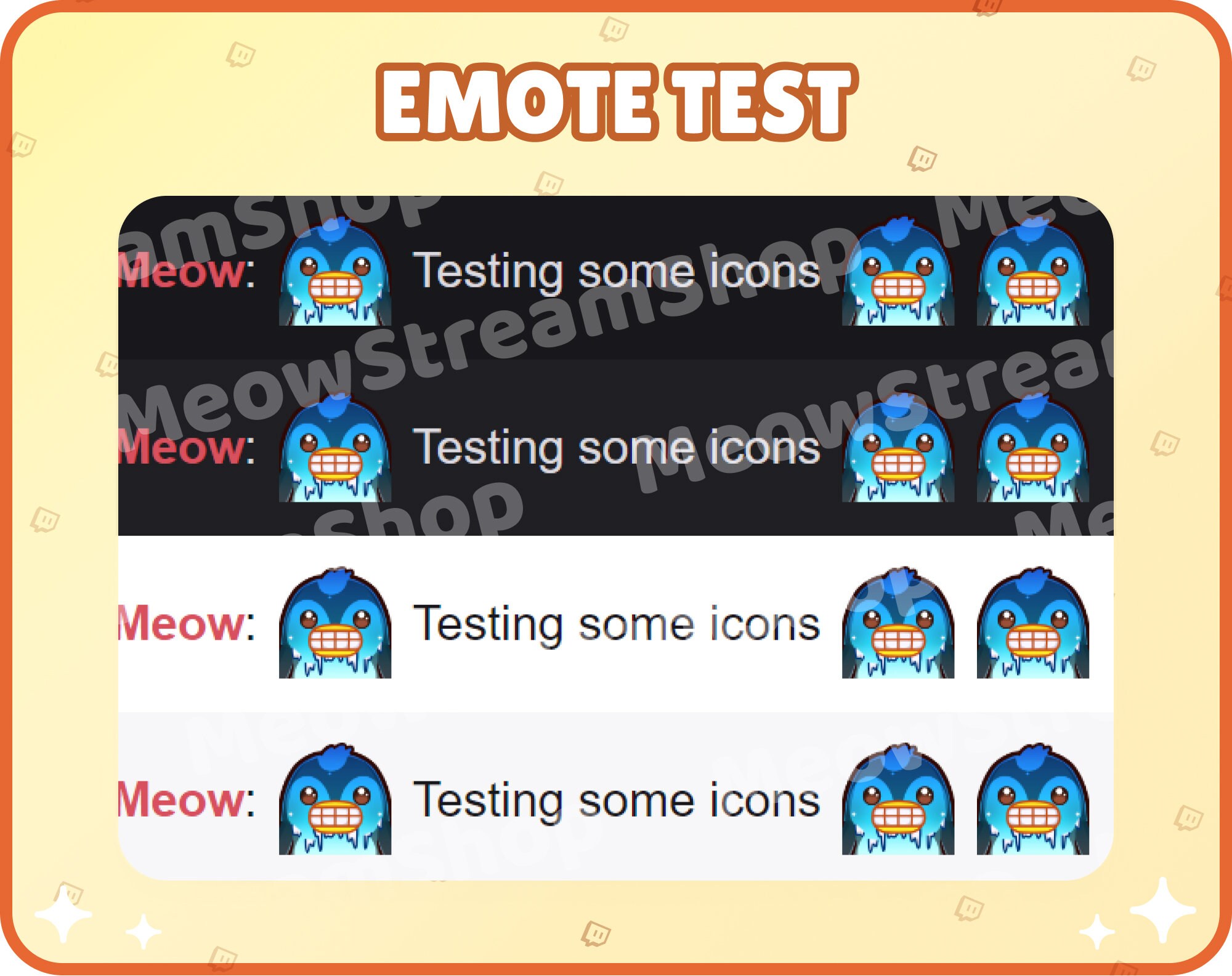 Twitch Emote / Cute Penguin Sheesh, Sheeesh, Freeze Emotes / Cute ...