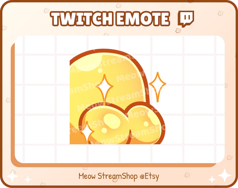 Twitch Emote / Cute Chick Booty Butt Cheeks Thick Emotes / | Etsy
