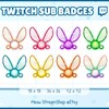 8x Twitch Sub, Bit Badges Fruit Juice Box Sub Badges for Streamer - Etsy