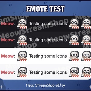 Twitch Emote / Cute Grim Reaper Popcorn, Eating Popcorn, Eat, Watch ...