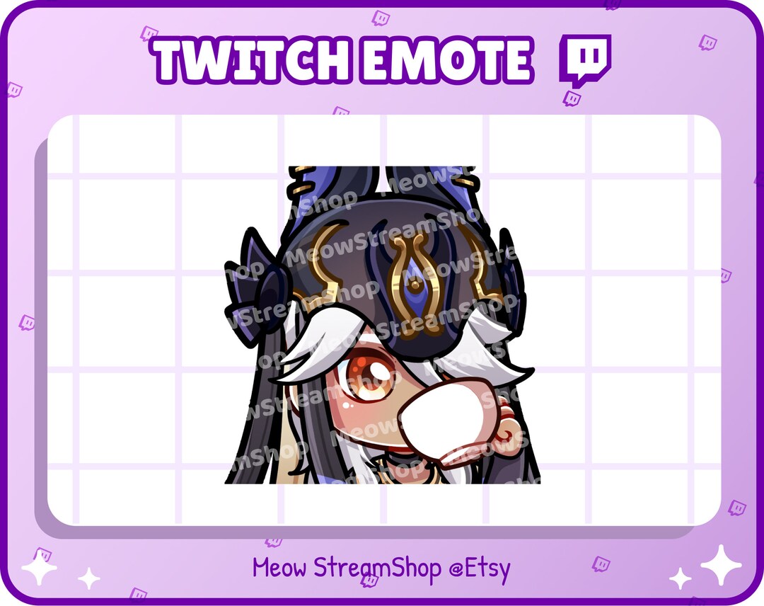 Twitch Emote / Cyno Sip, Drink, Juice, Hydrate Emotes / Genshin Impact ...