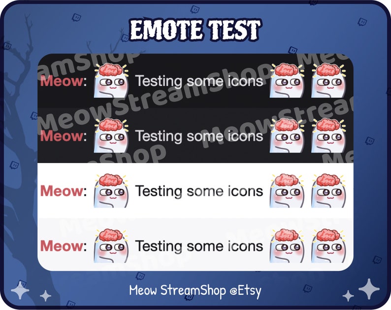 Twitch Emote / Cute Ghost Neuron Activated, Brain, Smart, 200IQ Emote ...
