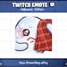 Twitch Emote / Cute Ghost Sweating, Sweat, Panic, Wiping Sweat Meme ...