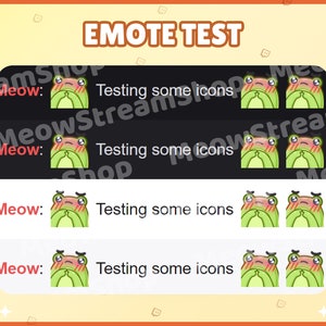 Twitch Emote / Cute Frog Shy, Blush, Finger Touch Emote / Cute Frog ...