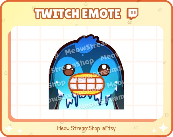 Twitch Emote / Cute Penguin Sheesh Sheeesh Freeze Emotes / - Etsy