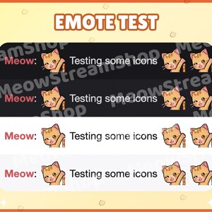Twitch Emote / Cute Orange Cat Waving, Hi, Hello, Bye, Introduction ...