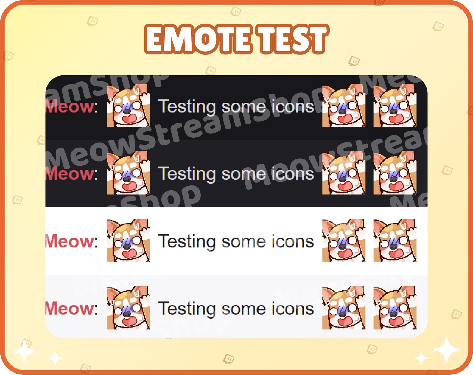 Twitch Emote / Cute Corgi Panic Shock Scared Emotes / Kawaii - Etsy