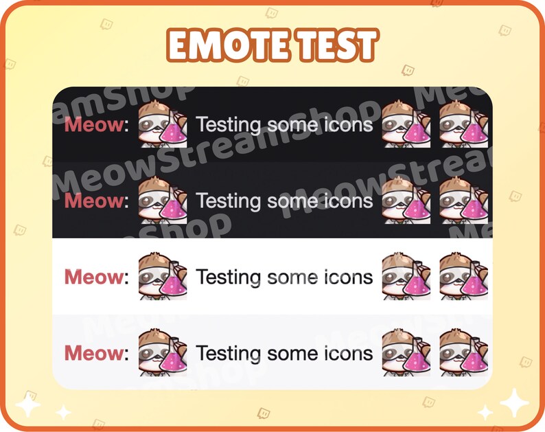 Twitch Emote / Cute Sloth Science Chemistry Lab Smart - Etsy