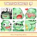 Twitch Emote / Cute Dino Emotes Pack #3 (do It, Gasp, Gasm, Derp, Money ...