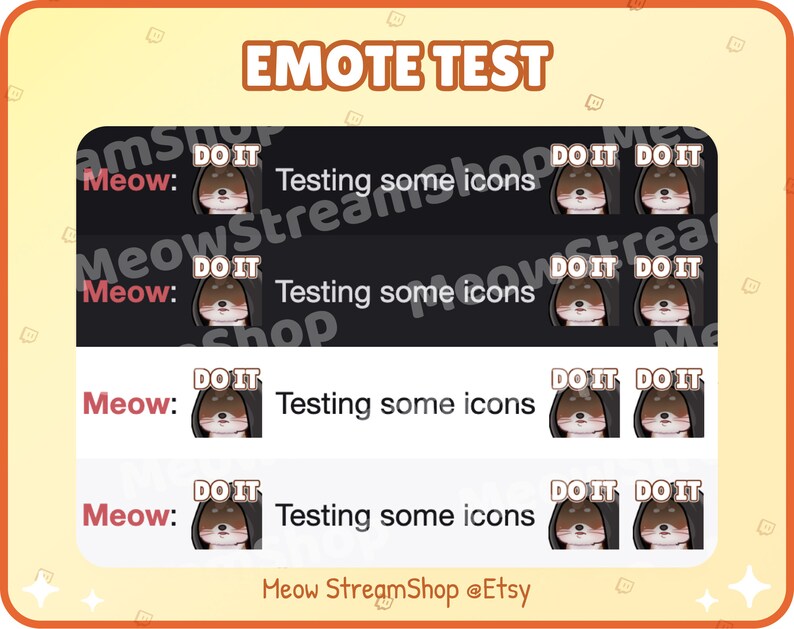 Twitch Emote / Cute Otter DO IT Evil Yandere Emotes / Kawaii - Etsy