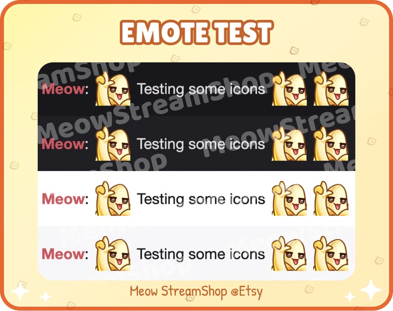 Twitch Emote / Cute Banana L, Loser Emotes / Kawaii Banana Discord ...
