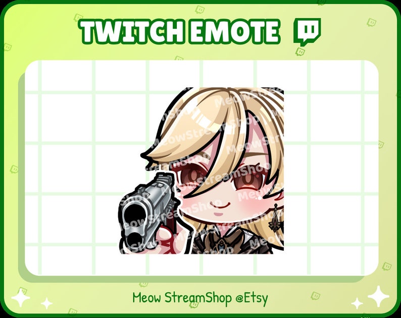 Twitch Emote / Kaveh Gun Angry Rage Emotes / Genshin Impact - Etsy ...