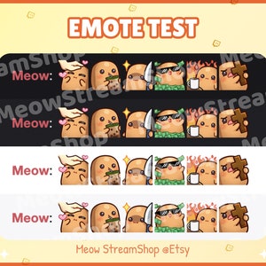 Twitch Emote / Cute Potato Mega Pack #1 Emotes (24 Emotes Ready to Use ...
