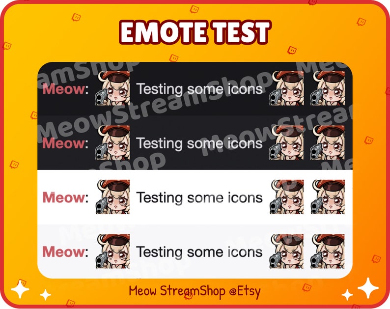 Twitch Emote / Klee GUN Angry Rage Pout Emotes / Genshin - Etsy