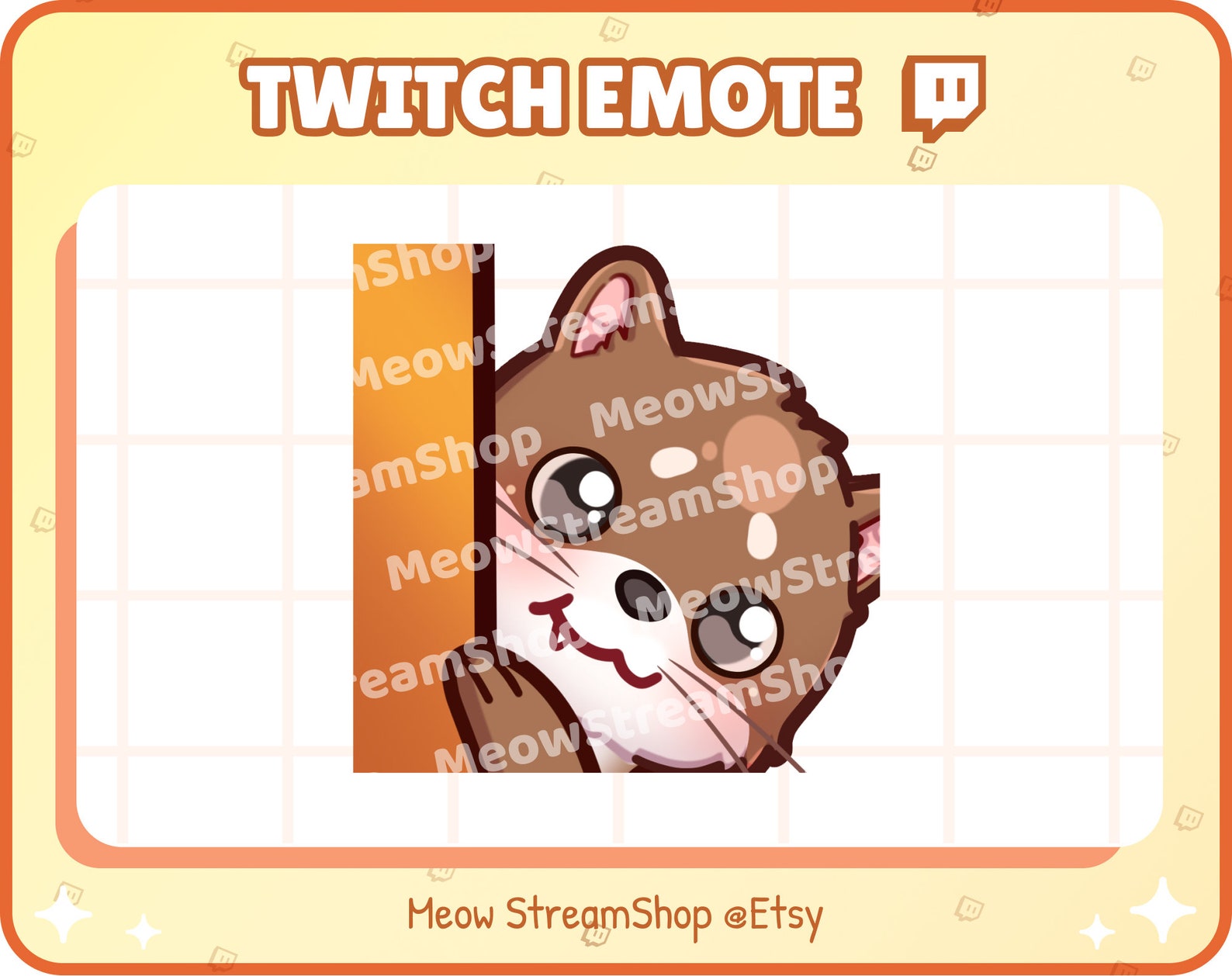 Twitch Emote / Cute Otter Lurk, Peak Emotes / Kawaii Otter Beaver ...