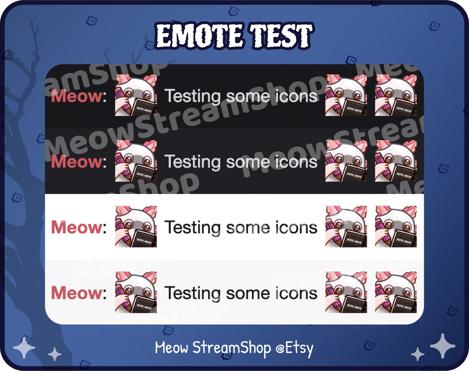 Twitch Emote / Cute Axolotl Emotes Halloween Edition Note, Taking Note ...