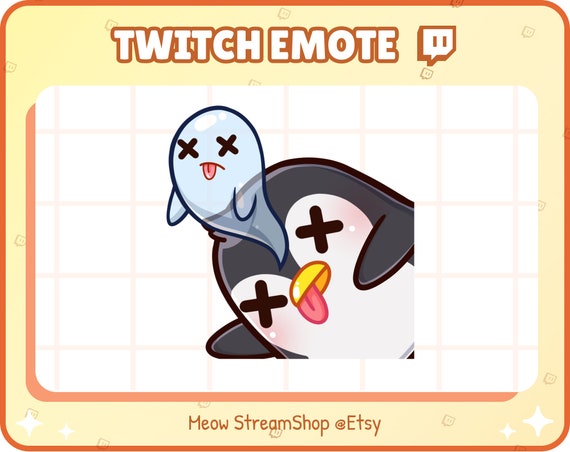 Twitch Emote / Cute Penguin RIP Dead Lost Emotes / Cute | Etsy Canada