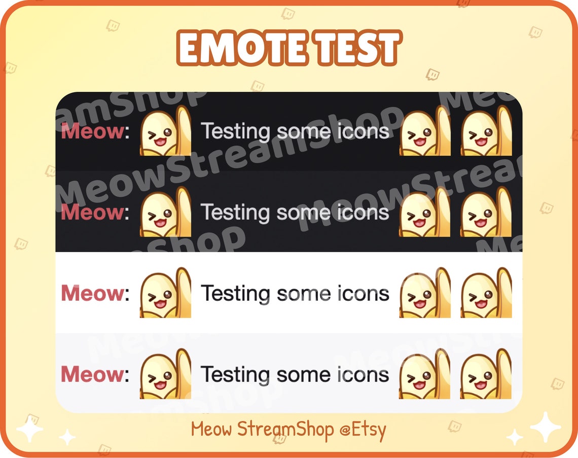 Twitch Emote / Cute Banana Hi, Hello, Wave, Waving, Bye, Farewell ...