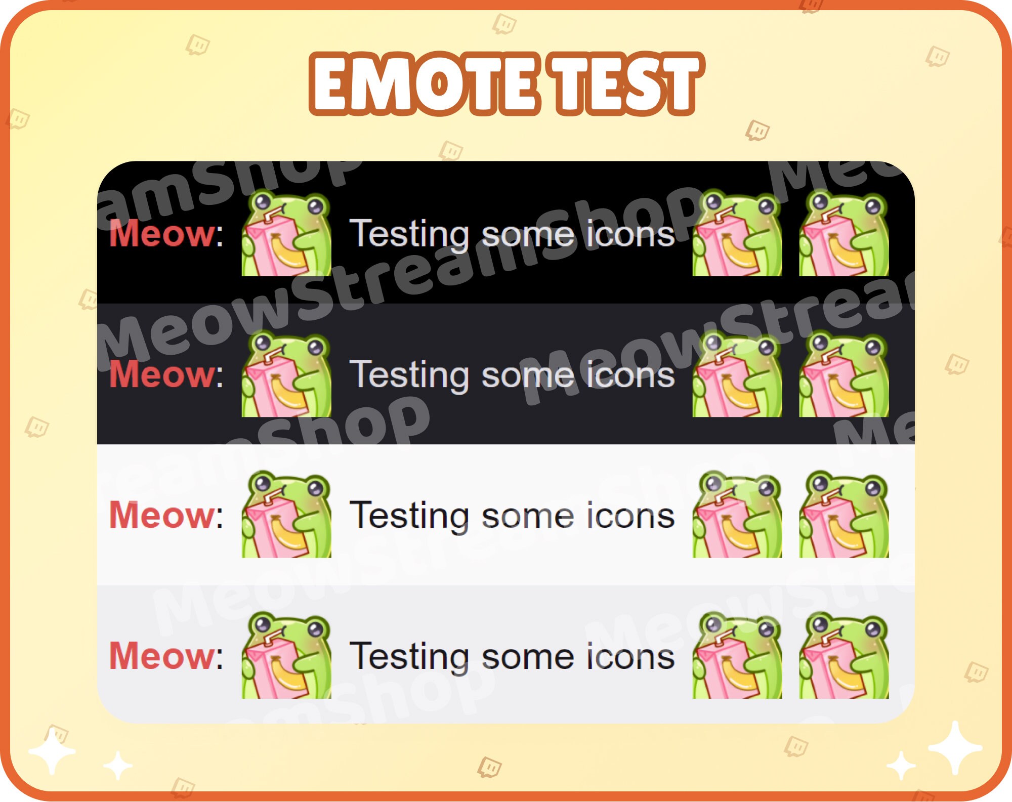 Twitch Emote / Cute Frog SIP Drink Emote / Cute Frog Toad Sub - Etsy México