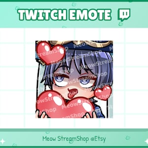 Twitch Emote / Wanderer Scaramouche Heart, Love, Hug, Bleh, Blah Emotes ...