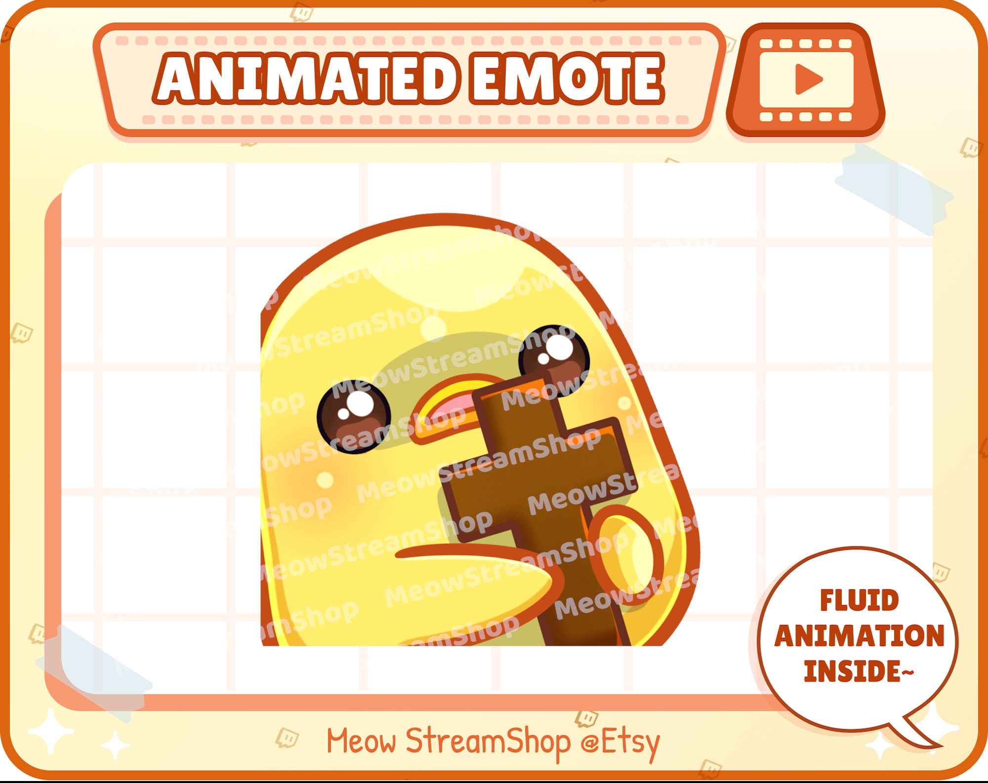 Twitch Animated Emote / Cute Chick Animated Emotes Scared, Terrified ...