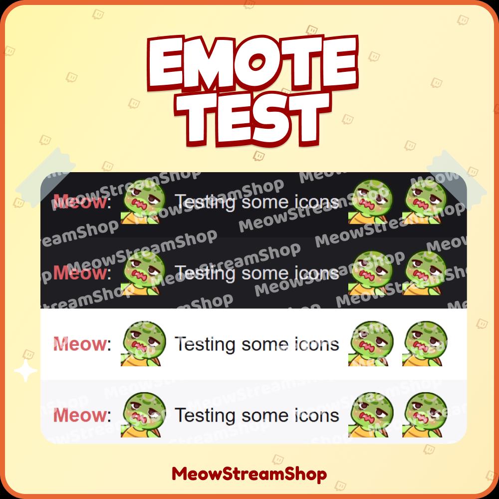 Tortoise Bocchi Shock Emote – Cute Twitch Emote PNG | Discord, Vtuber ...
