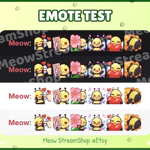 Twitch Emote / Cute Bee Mega Pack #1 Emotes (24 Emotes Ready to Use ...