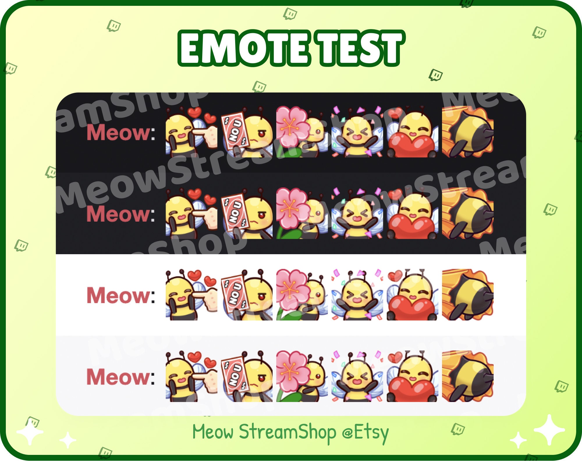 Twitch Emote / Cute Bee Mega Pack 1 Emotes 24 Emotes Ready - Etsy Australia