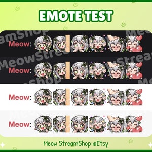 Twitch Emote / Archon Nahida Kusanali Emotes Pack 1 waving, Lurk, Shy ...