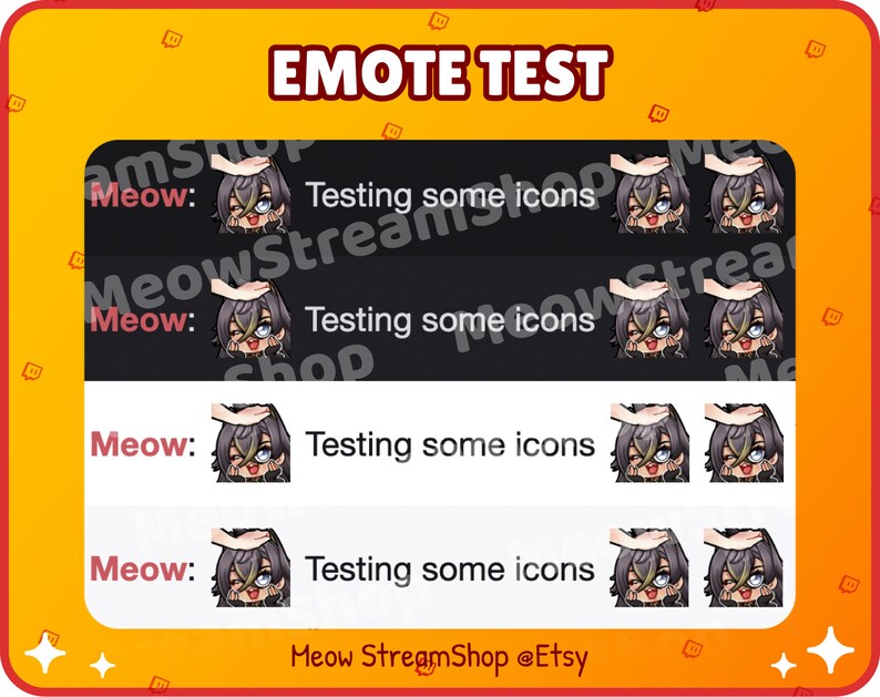 Twitch Emote / Dehya Pat, Head Pat, Happy, Love Emotes / Genshin Impact ...