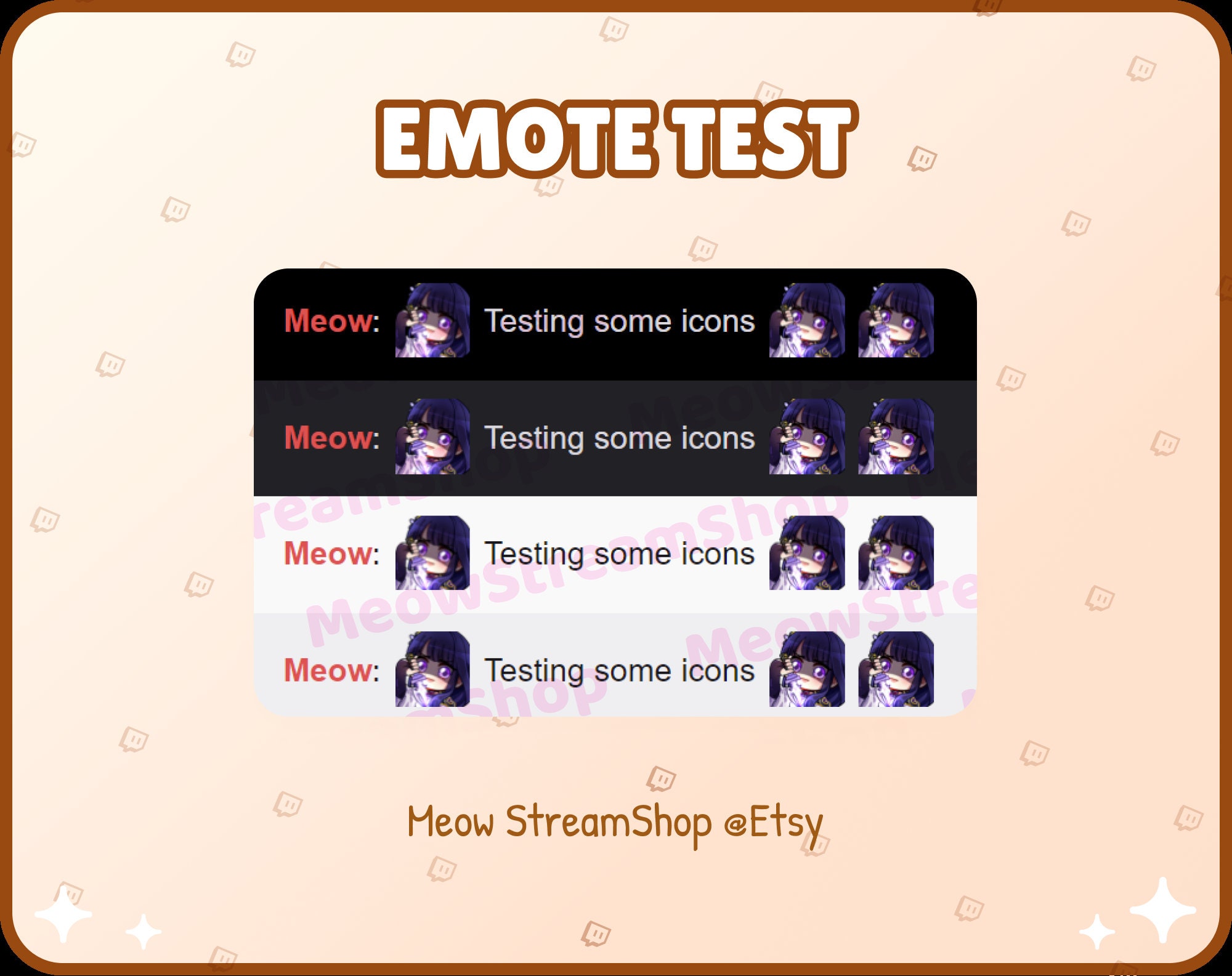 Twitch Emote / Baal Raiden Shogun Sword, Kill Emote / Genshin Impact ...
