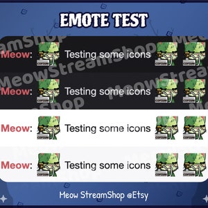 Twitch Emote / Cute Zombie Cat Copium Emotes / Kawaii Zombie Kitten ...