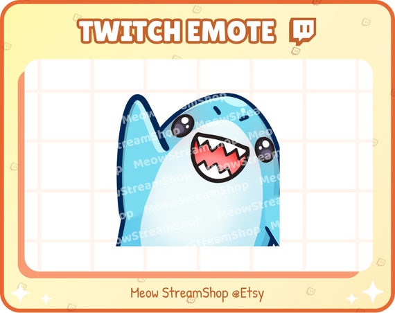 Twitch Emote / Cute Shark Hi Wave Waving Hello Emotes / - Etsy Canada