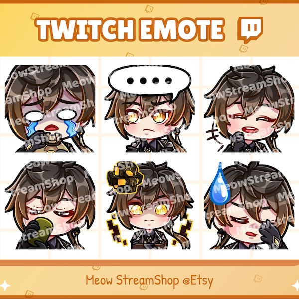 Zhongli Angry Emote - Etsy