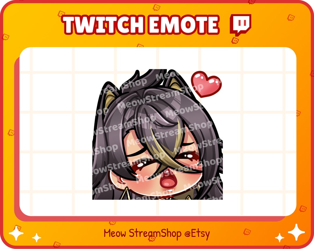 Twitch Emote / Dehya gasm, ahegao Emotes / Genshin Impact Sub Emoji für ...