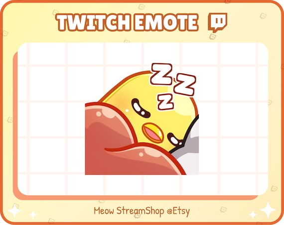 Twitch Emote / Cute Chick Sleep Rest Offline Emotes / Cute | Etsy