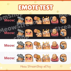 Twitch Emote / Cute Potato Mega Pack #1 Emotes (24 Emotes Ready to Use ...
