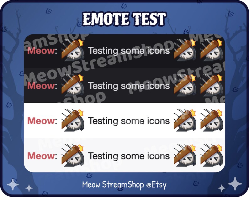 Twitch Emote / Cute Grim Reaper Bonk, Bonked, Hammer Emotes / Kawaii ...