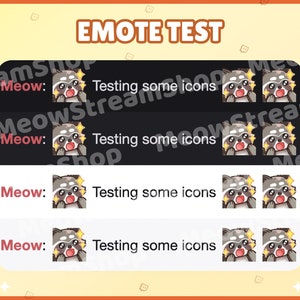 Twitch Emote / Cute Raccoon Whoa, Gasp, What, Whoa, Wow, Amaze Emotes ...