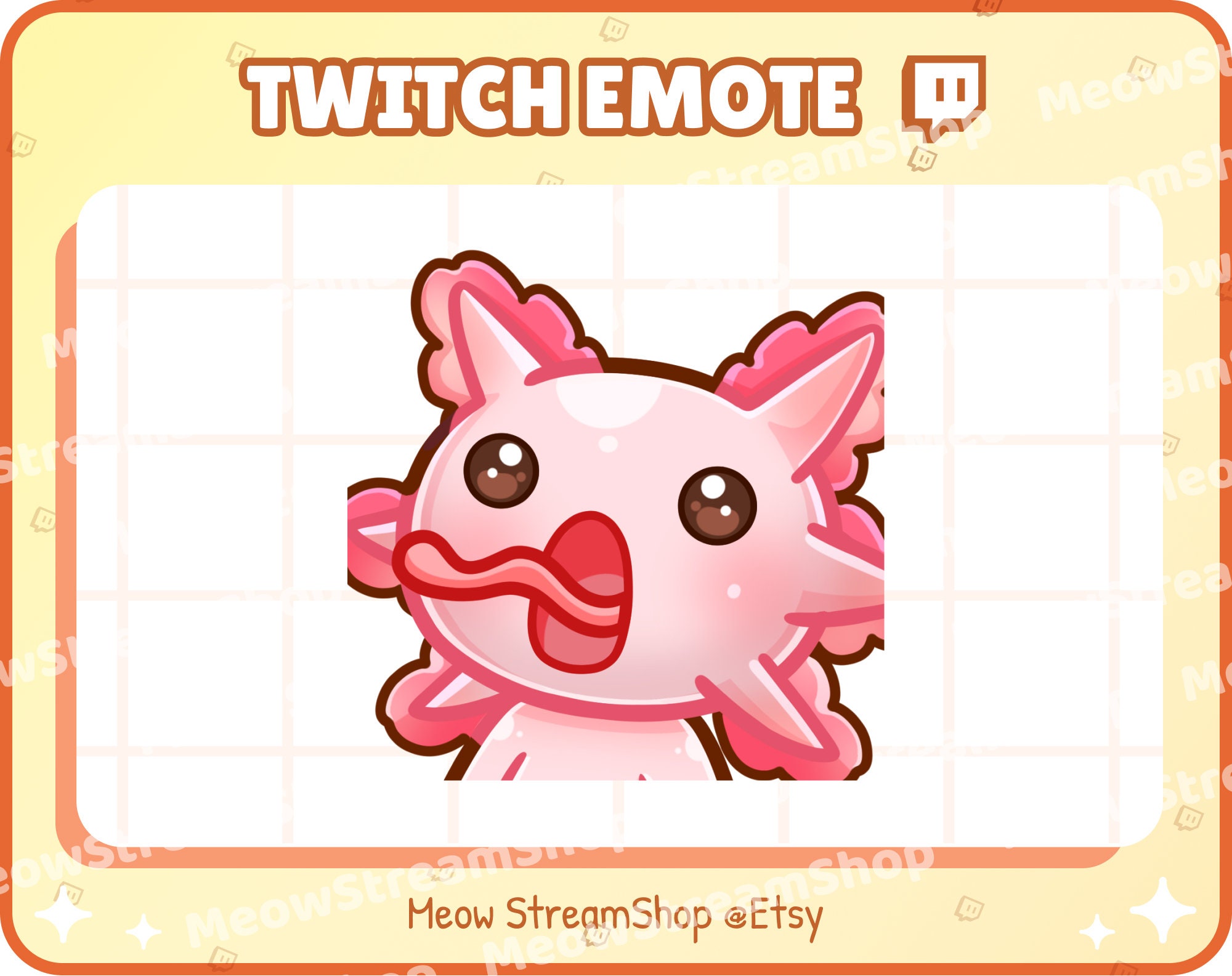 Twitch Emote / Cute Axolotl Tongue Out Reee Lul Emote / Cute - Etsy Israel