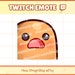 Twitch Emote / Cute Potato Gasp, Wow, What, Whoa, Amaze, Happy Emotes ...